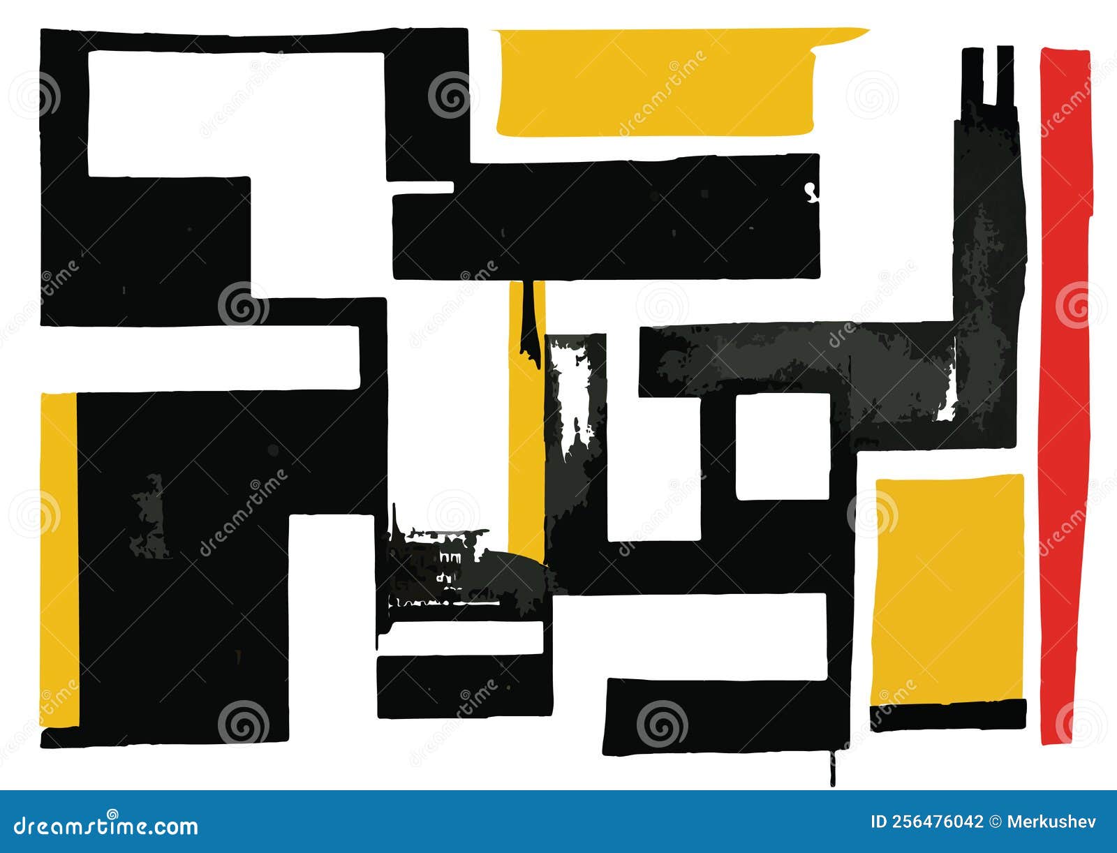 Abstract Composition. Poster Template, Background with Many Copyspaces ...