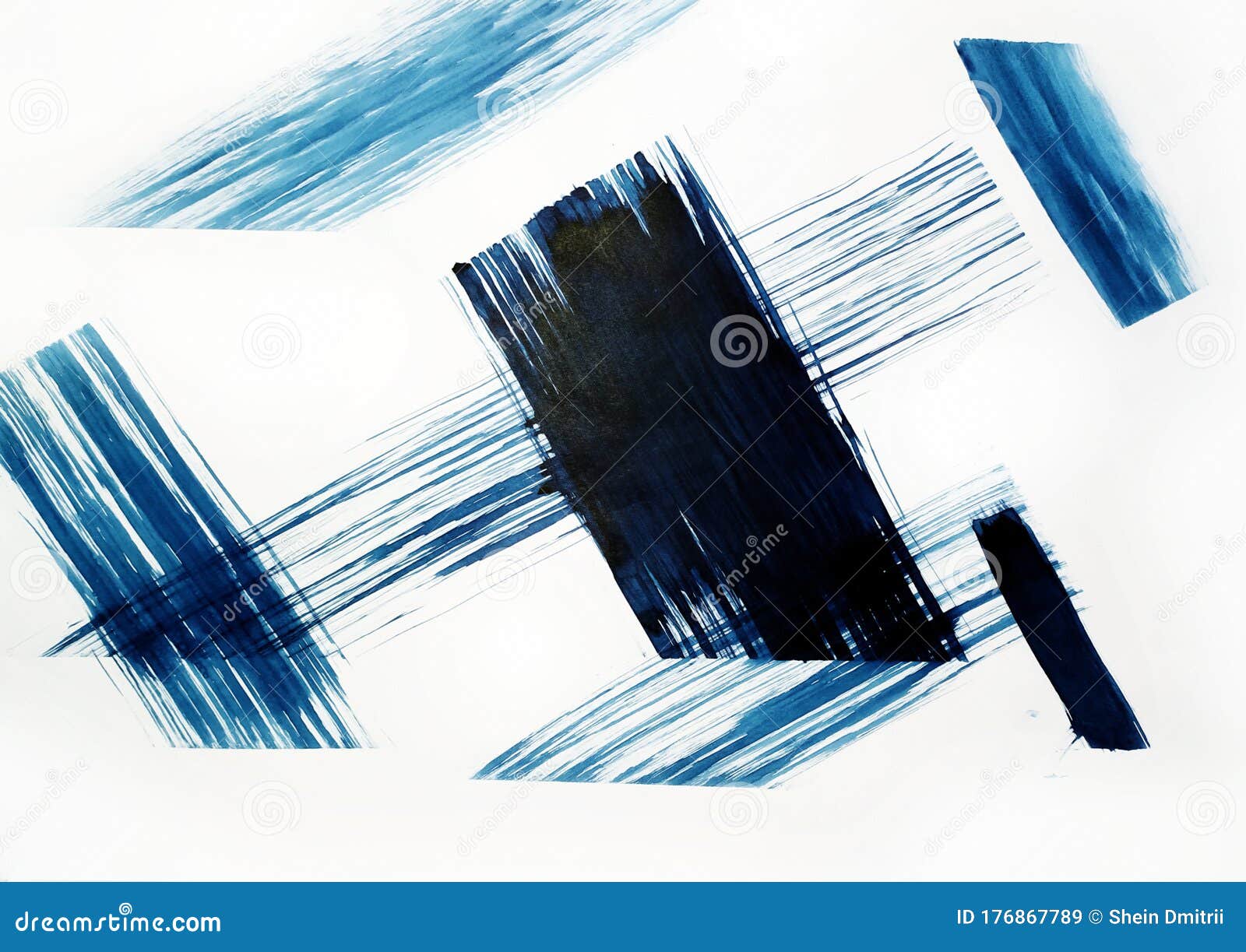 Abstract Composition on a Sheet Format from Different Planes at ...