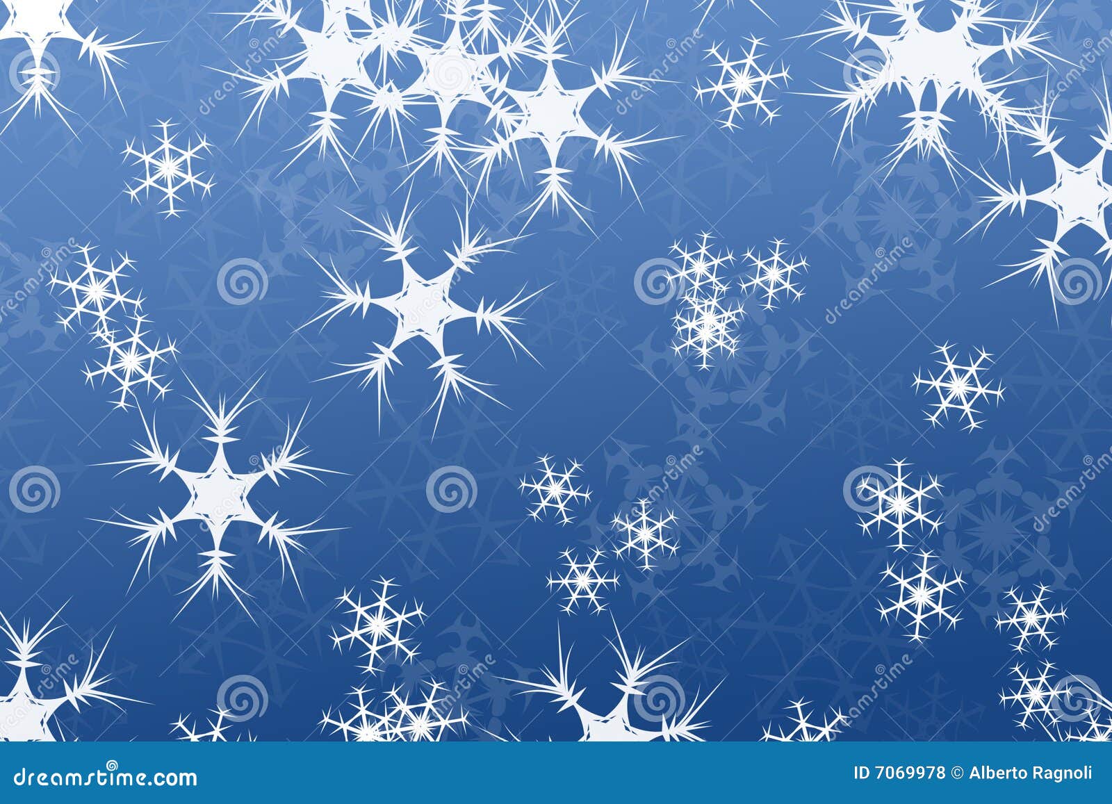 Abstract Composition, Snow Background Blue Stock Illustration ...