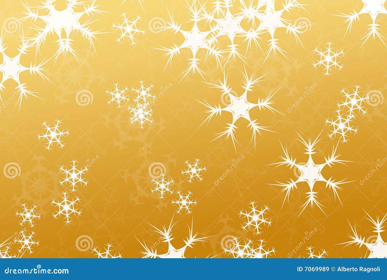 Abstract Composition, Snow Background Gold Stock Illustration ...