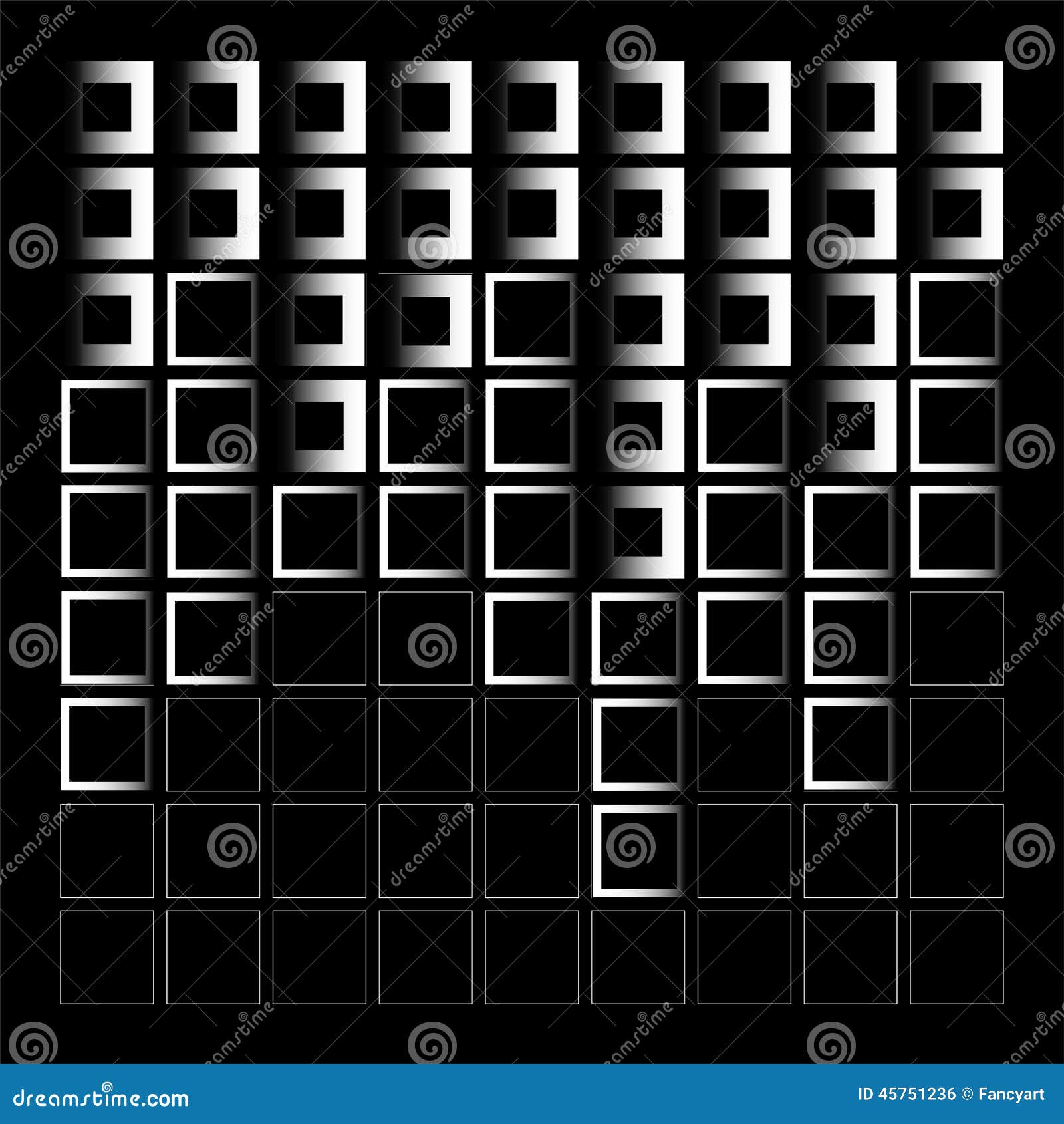 Abstract Composition with Squares Stock Vector - Illustration of ...