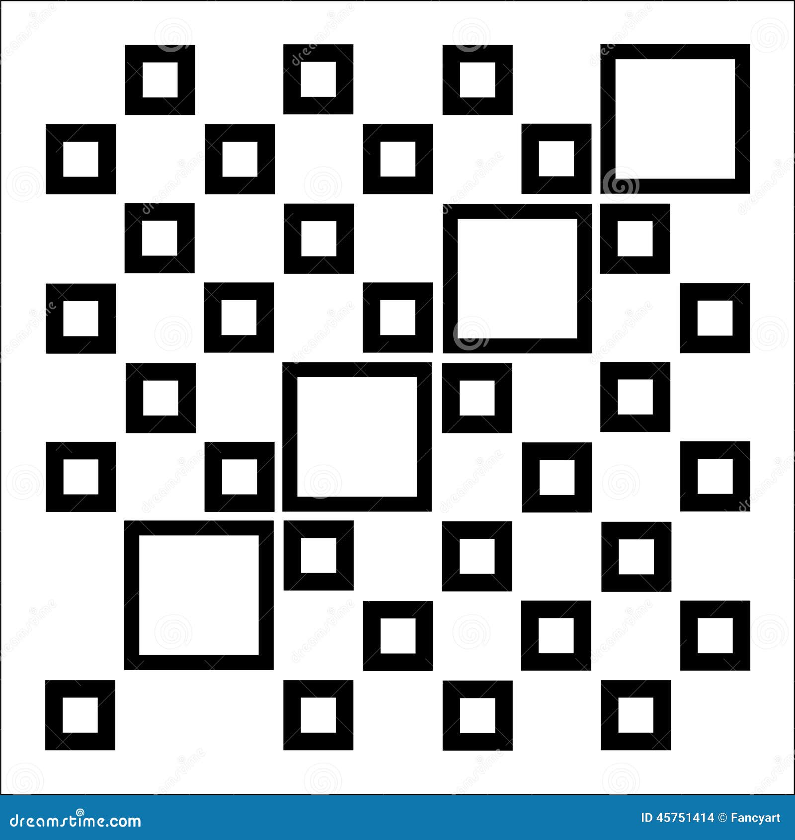 Abstract Composition with Squares Stock Vector - Illustration of sizes ...