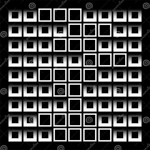 Abstract Composition with Squares Stock Vector - Illustration of shape ...