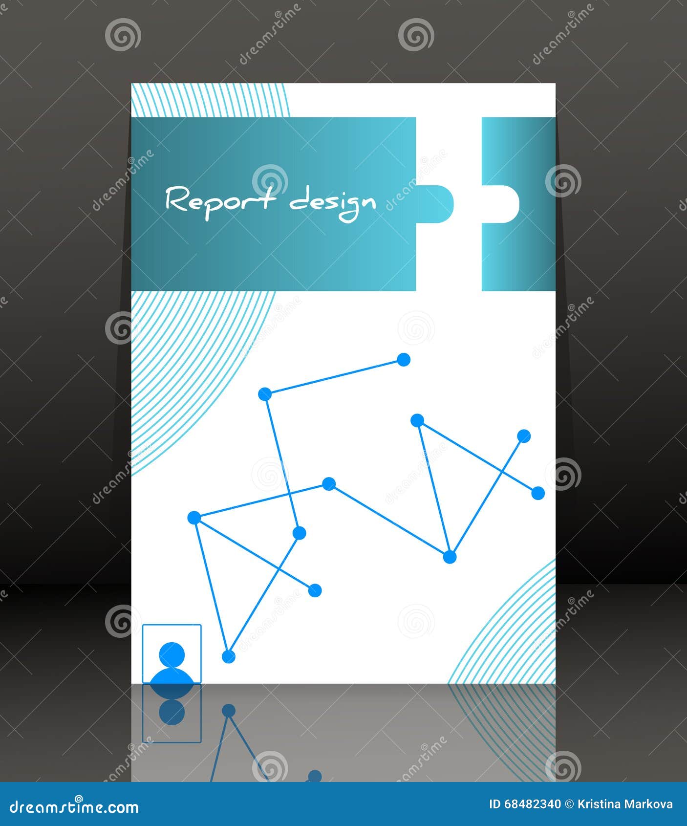 Abstract Composition.Template Design for Flyer. Stock Vector ...