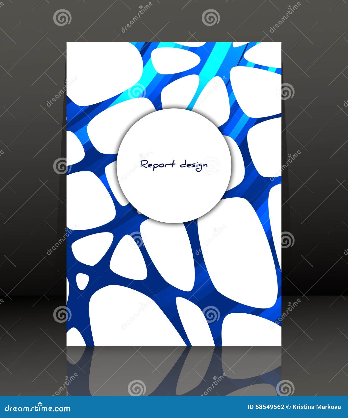 Abstract Composition.Template Design for Flyer. Stock Vector ...