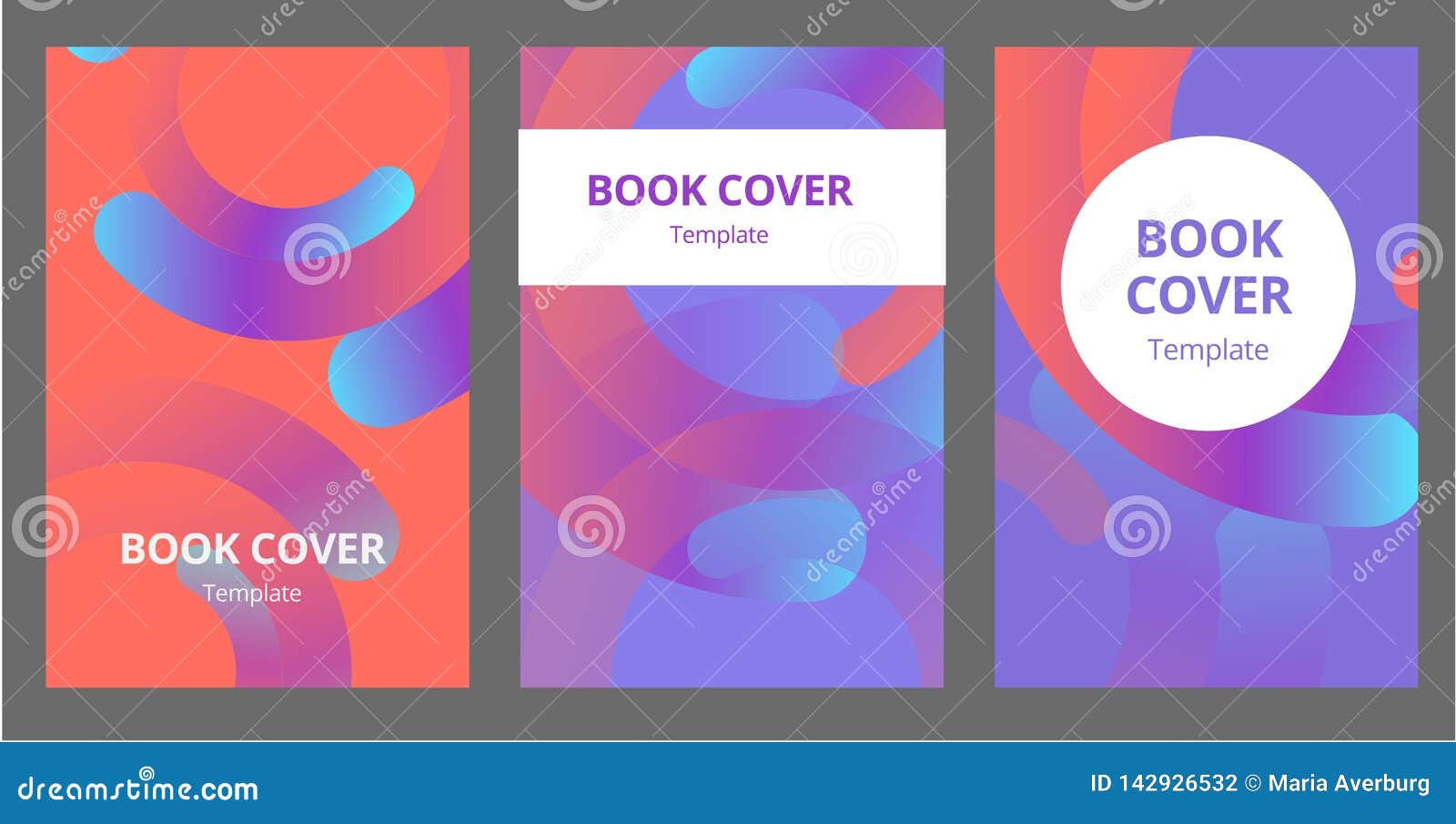 Abstract Composition. Text Frame Surface. A4 Brochure Cover Design ...