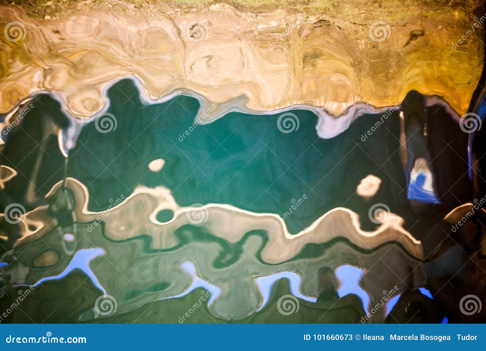 Abstract Composition with Water and Colors Stock Image - Image of ...