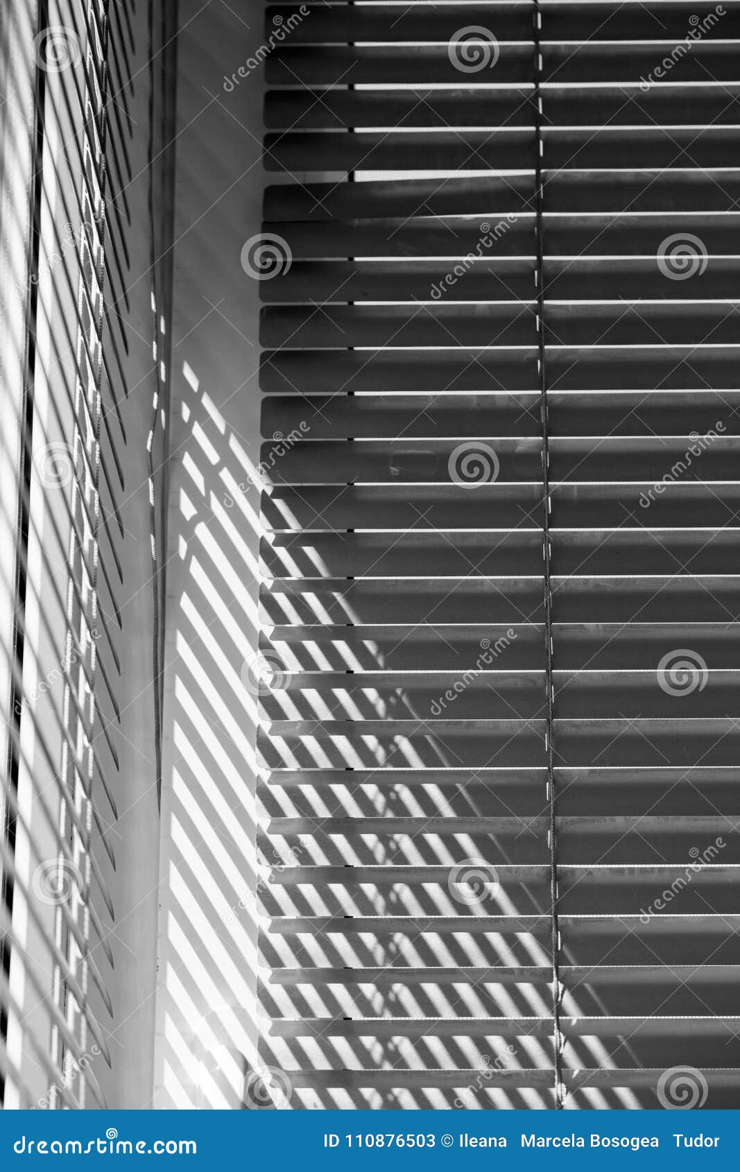 Abstract Composition with Window Blinds Stock Image - Image of ...