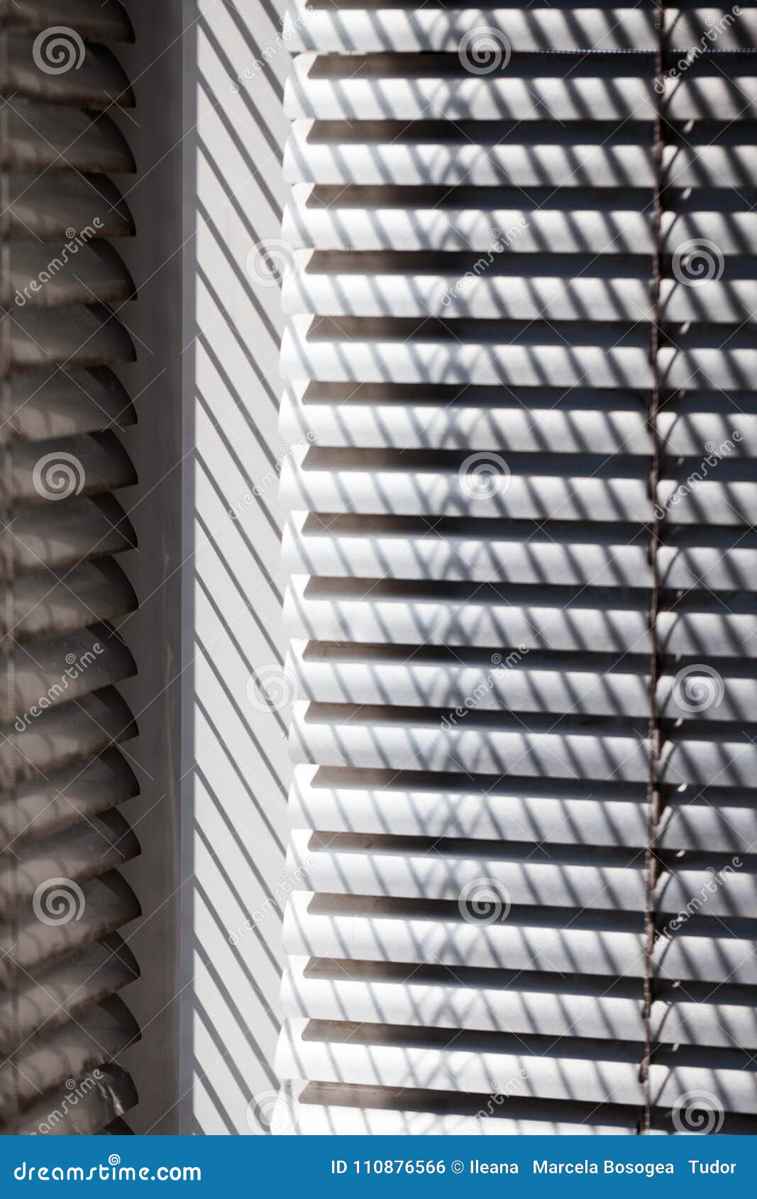 Abstract Composition with Window Blinds Stock Photo - Image of ...