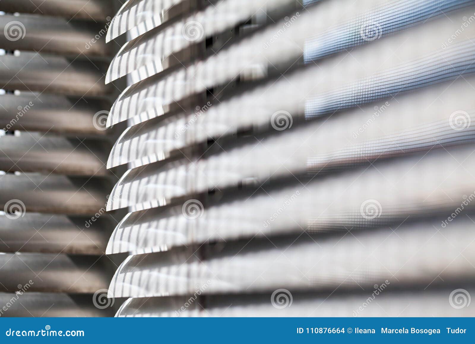 Abstract Composition with Window Blinds Stock Photo - Image of close ...