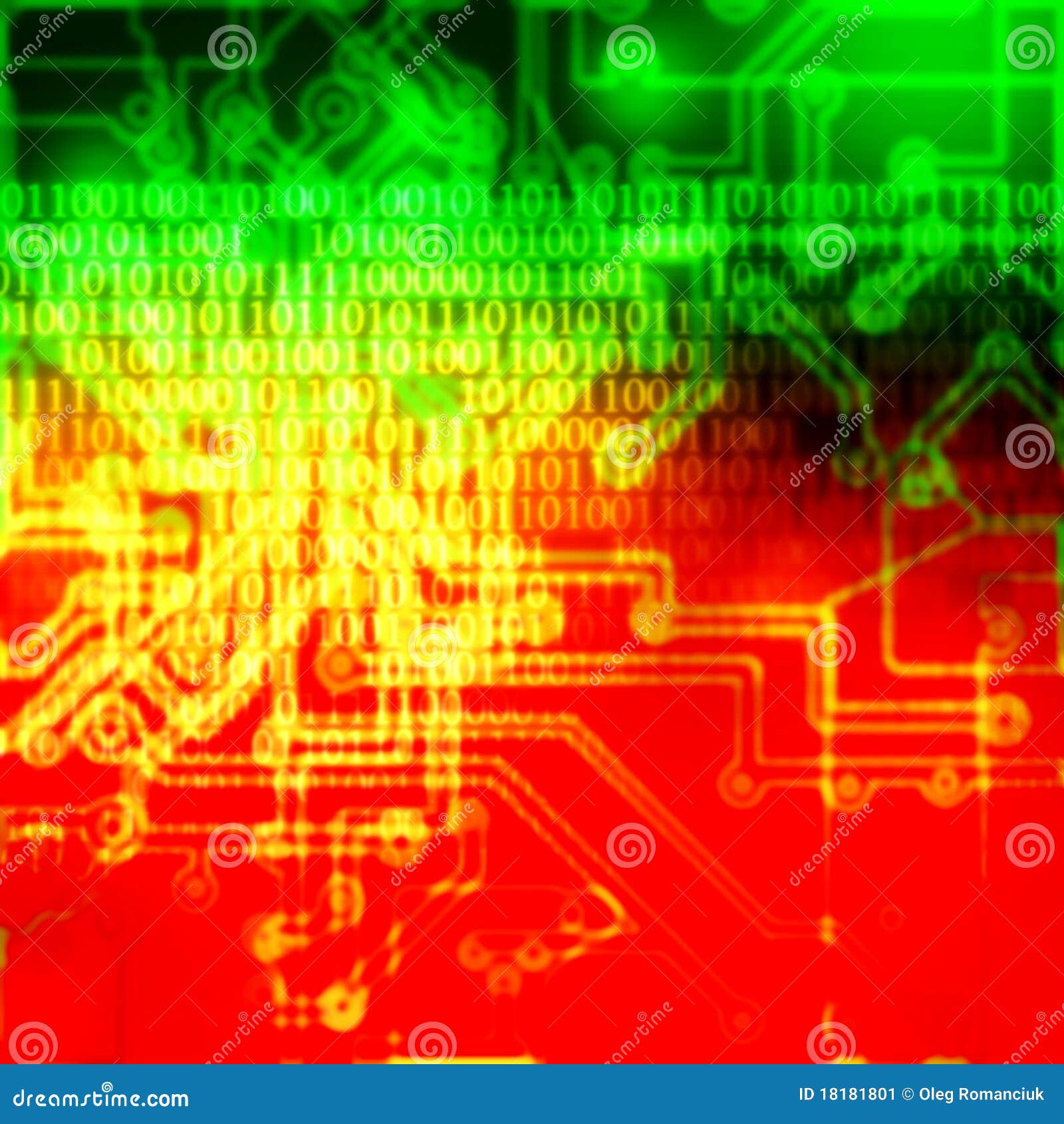 Abstract Computer Background Stock Illustration - Illustration of ...