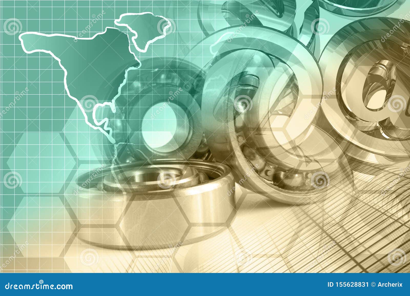 Bearings and map stock image. Image of collage, program - 155628831