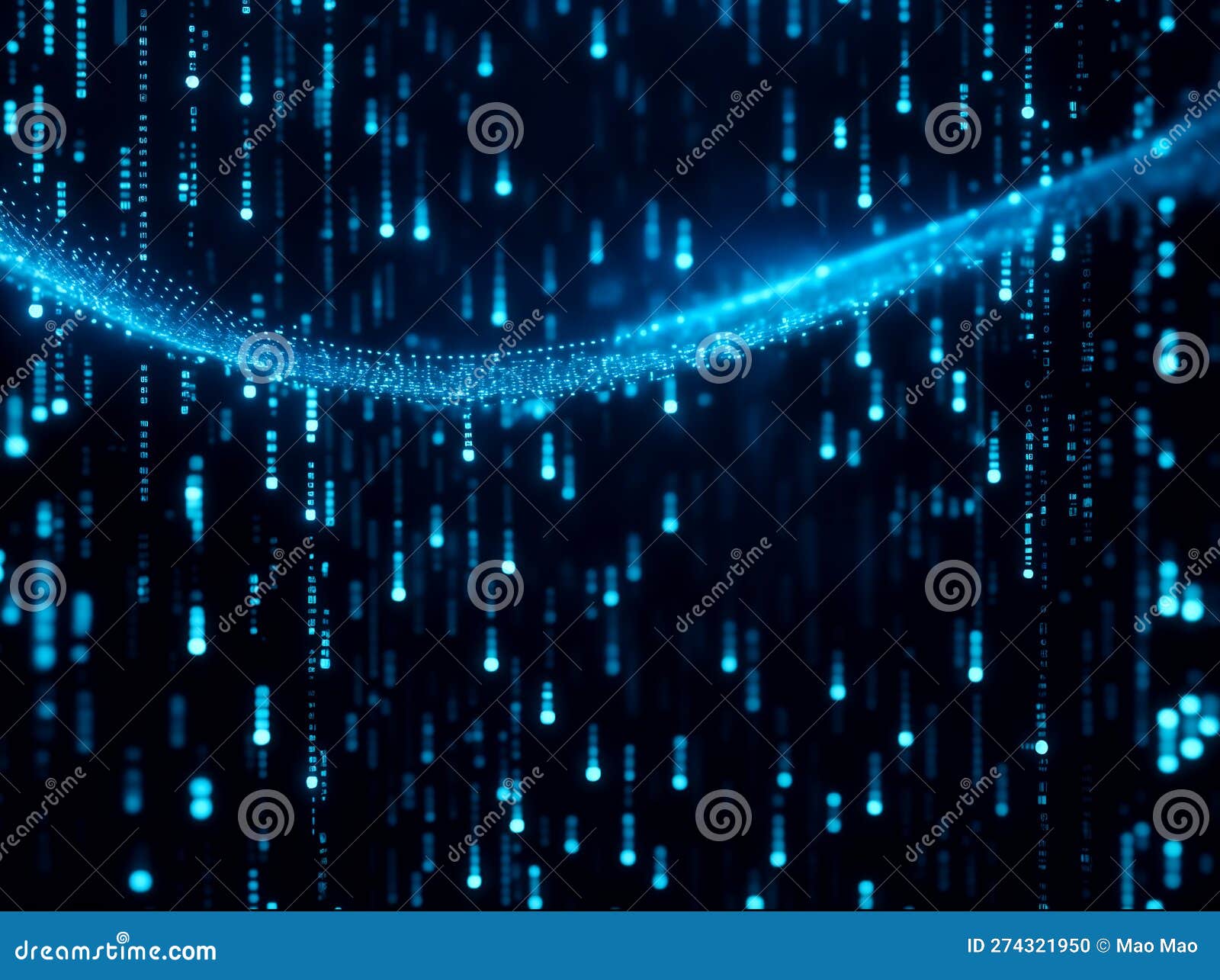 Abstract Computer Data Characters Big Data And Internet Technology