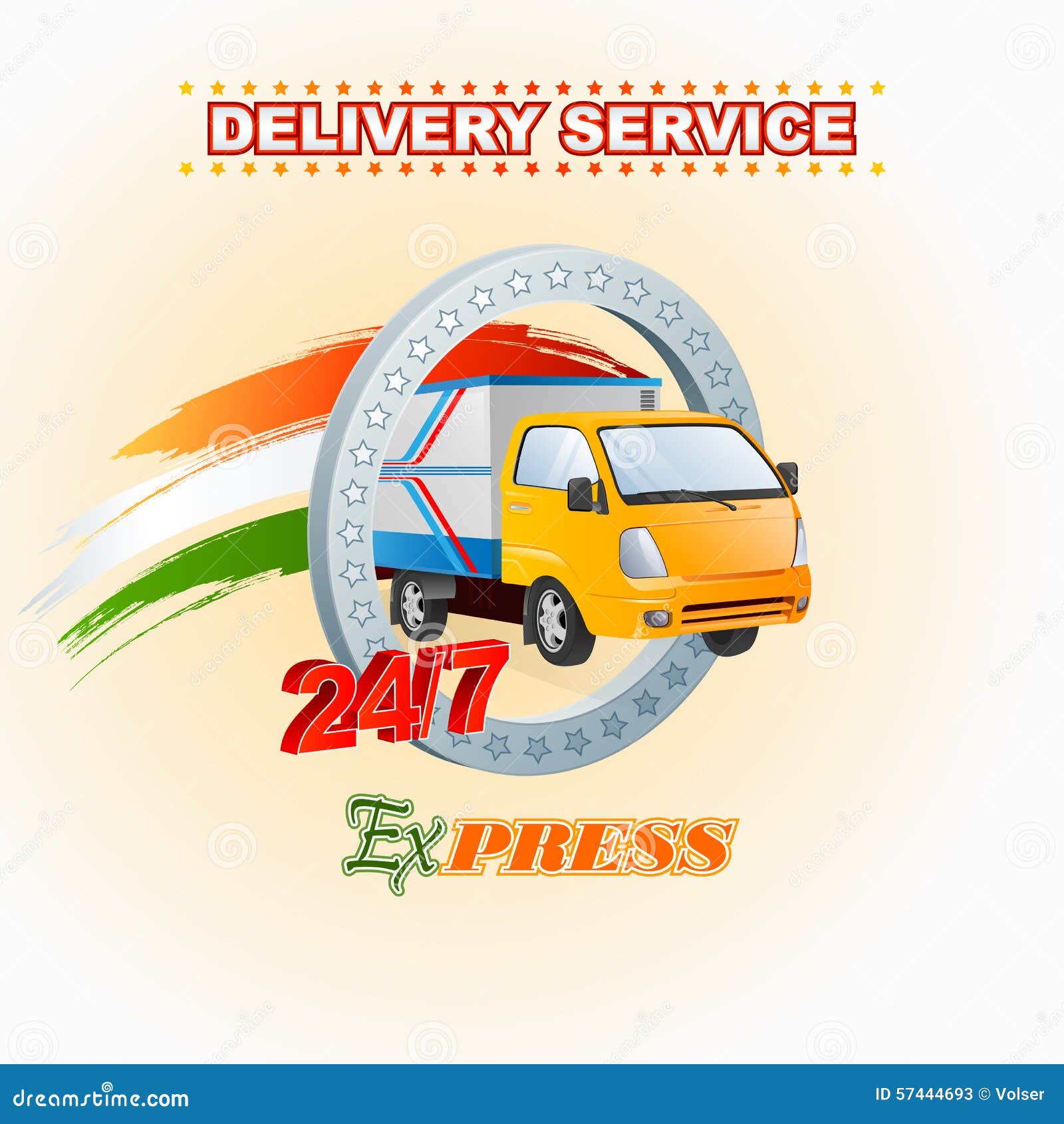 Abstract Computer, Design Template for Delivery Service Sign Stock ...