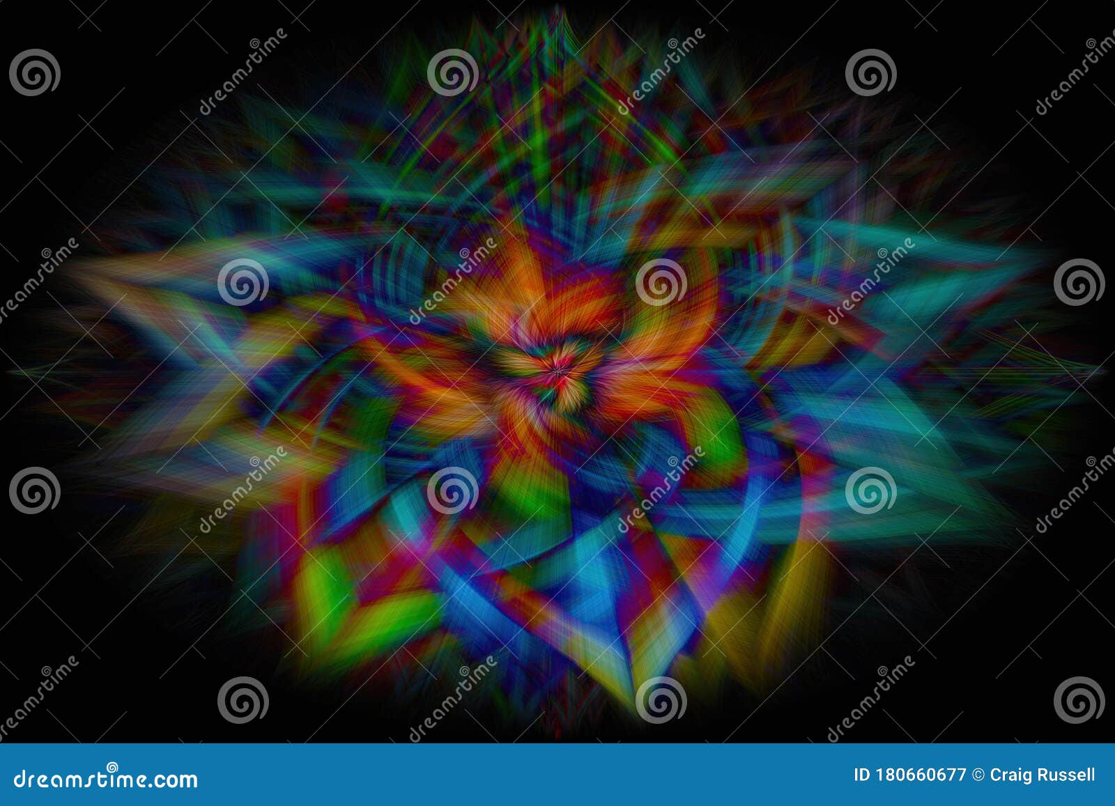 Abstract Computer Generated Background Stock Illustration ...