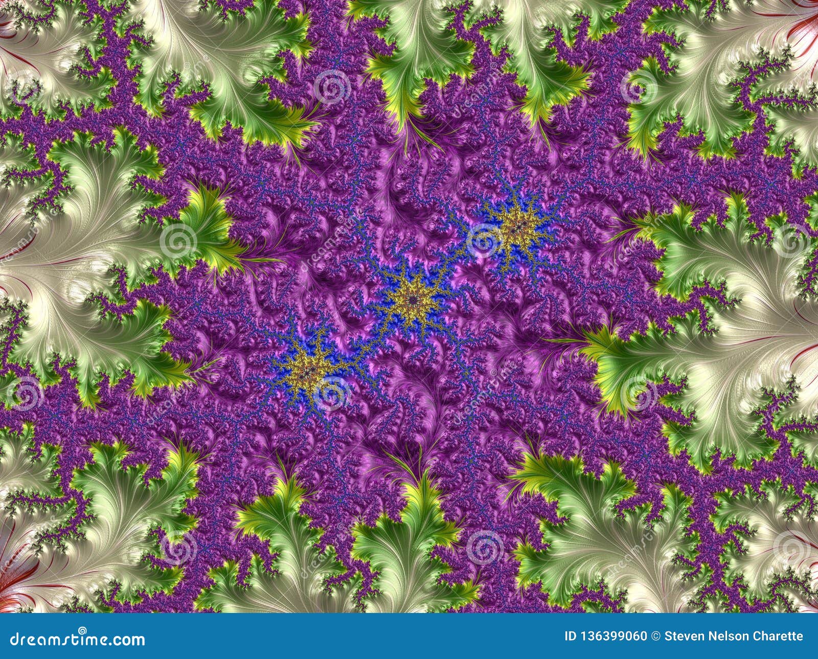 Abstract Computer Generated Fractal Design Stock Photo - Image of ...