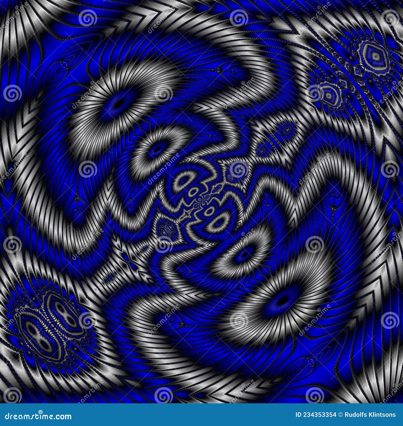 Abstract Computer Generated Fractal Design. a Fractal is a Never-ending ...