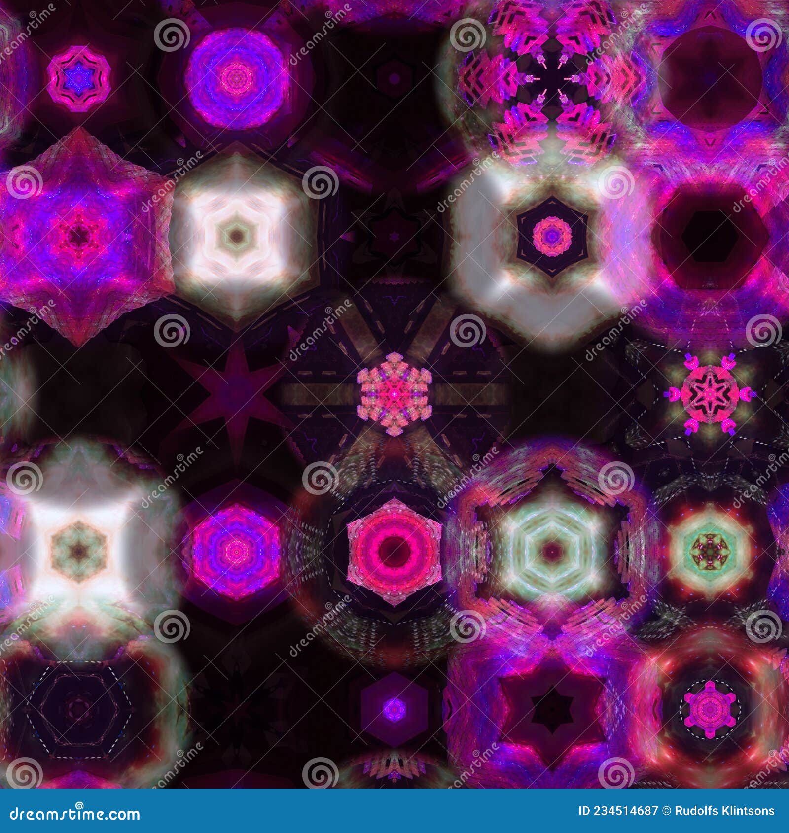 Abstract Computer Generated Fractal Design. a Fractal is a Never-ending ...