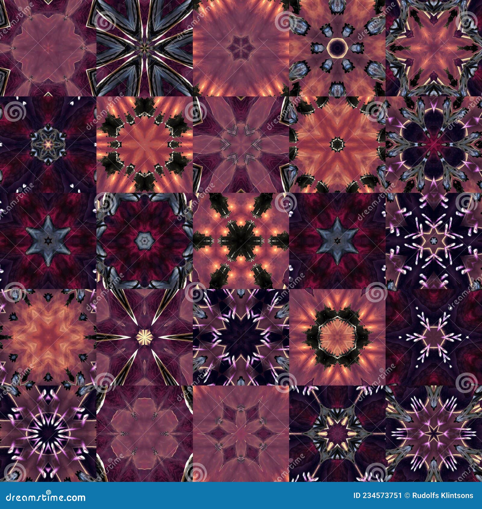 Abstract Computer Generated Fractal Design. a Fractal is a Never-ending ...