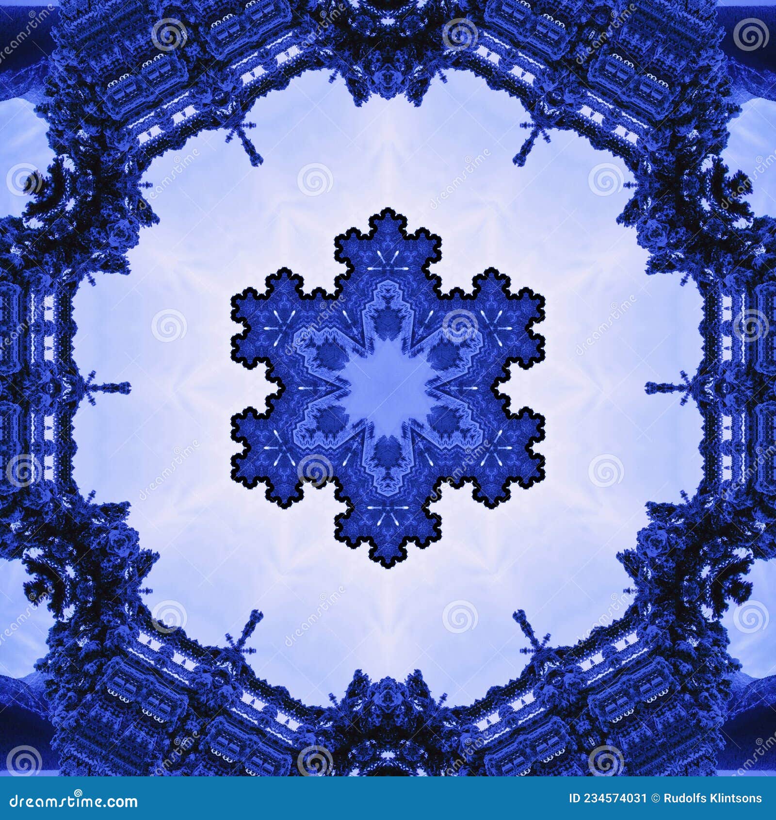 Abstract Computer Generated Fractal Design. a Fractal is a Never-ending ...