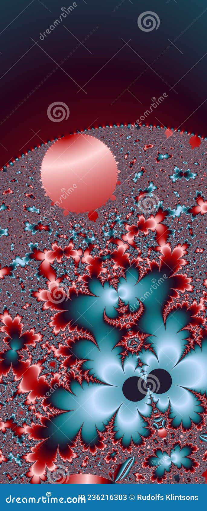 Abstract Computer Generated Fractal Design A Fractal Is A Never Ending Pattern Stock