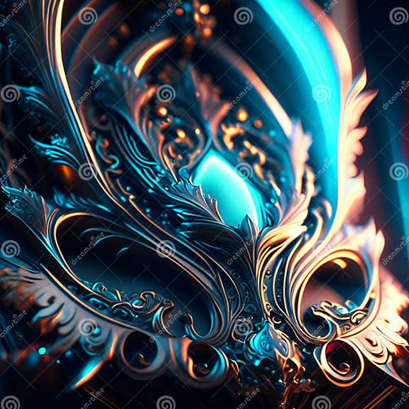 Abstract Computer Generated Fractal Design. a Fractal is a Never-ending Pattern. Fractals are ...