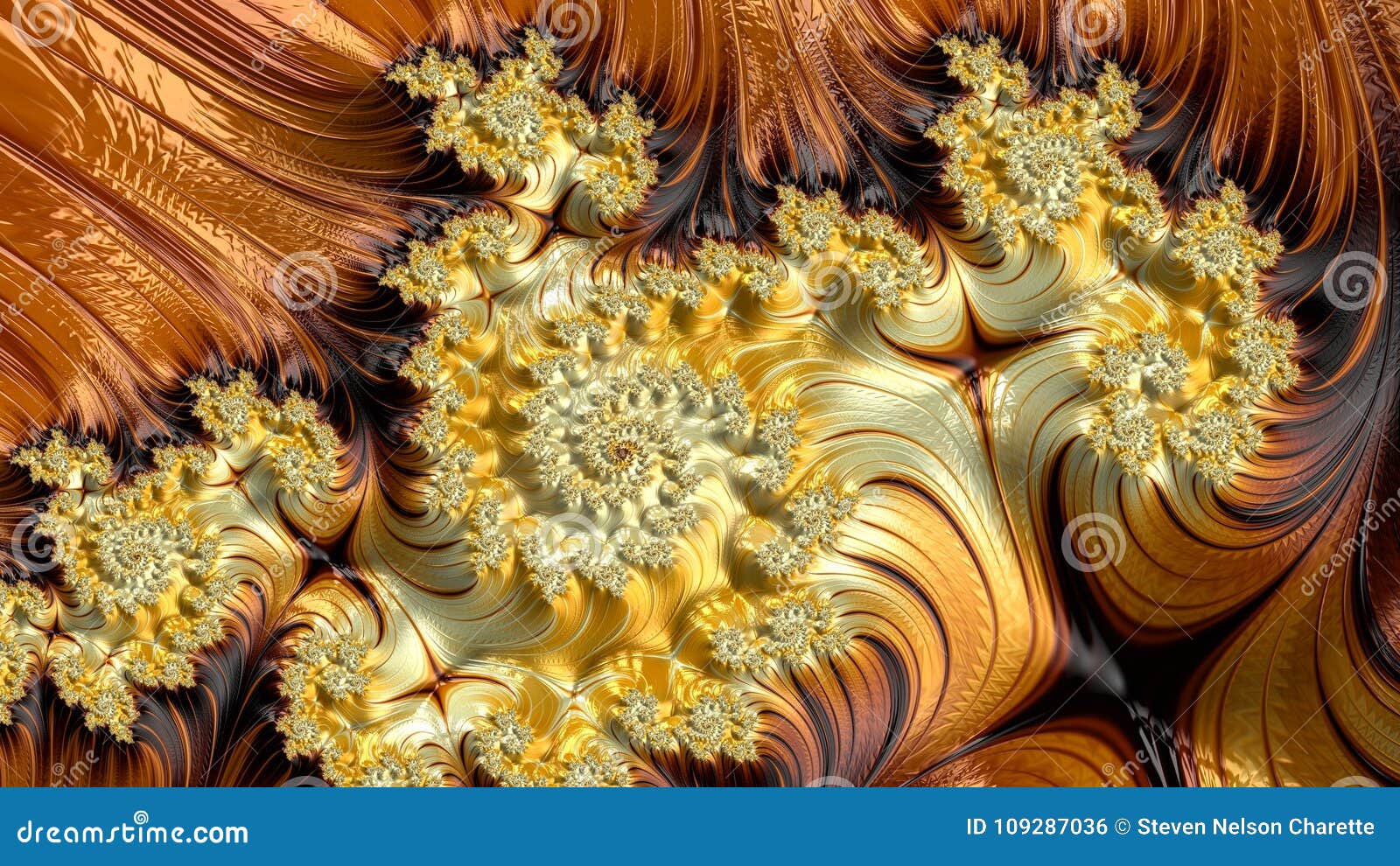 Abstract Computer Generated Fractal Design Stock Photo - Image of ...