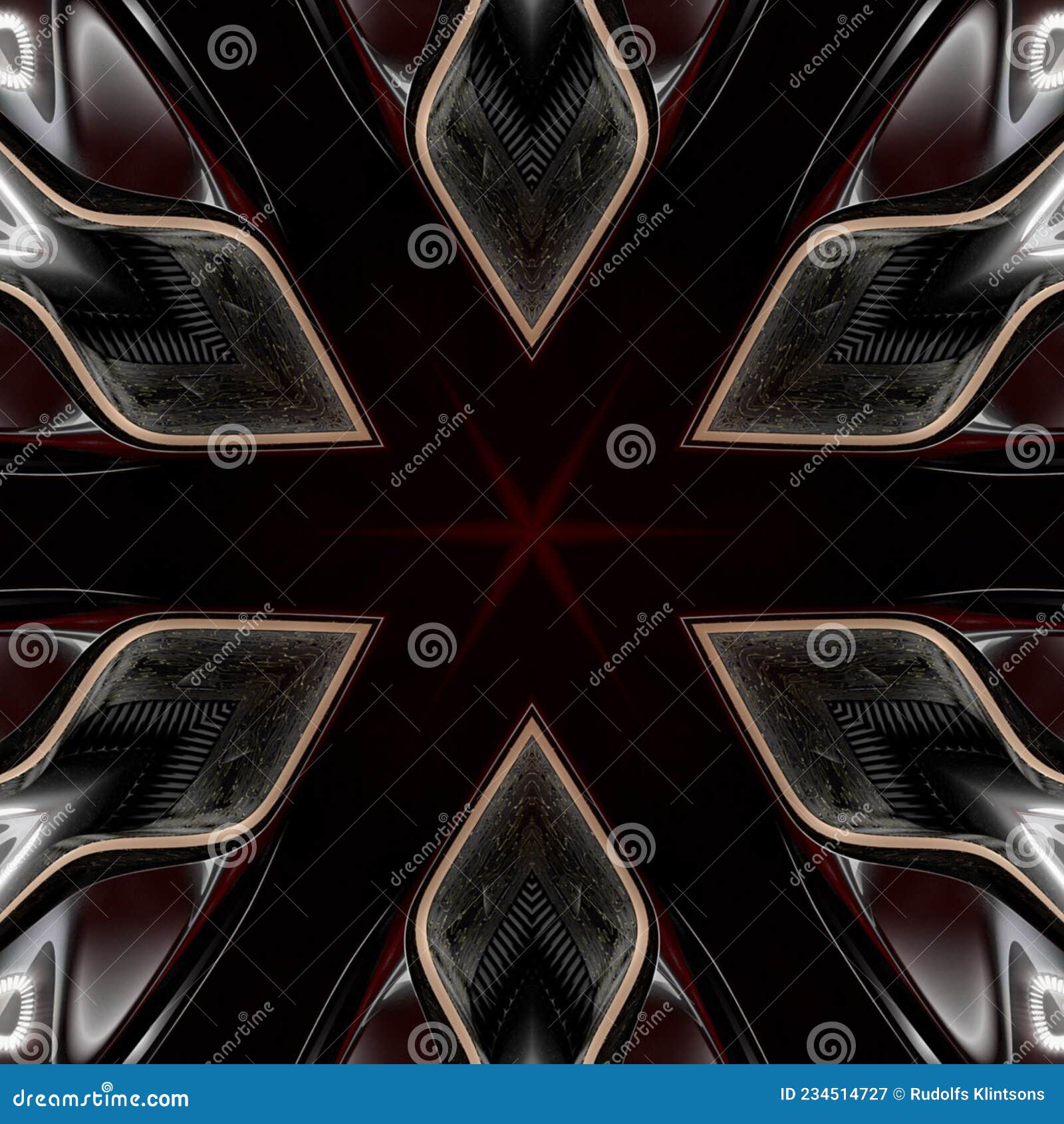 Abstract Computer Generated Fractal Design. a Fractal is a Never-ending ...