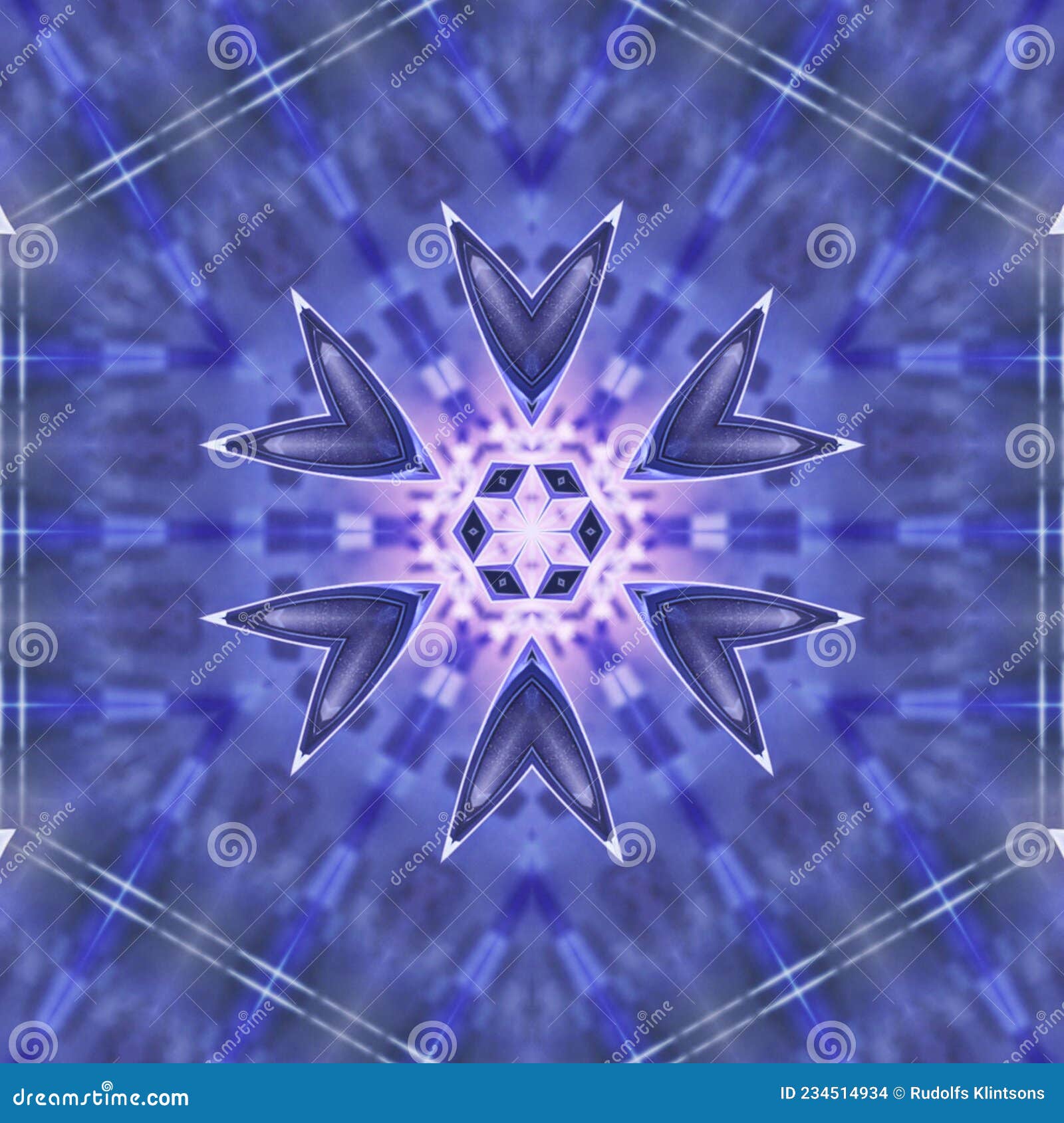 Abstract Computer Generated Fractal Design. a Fractal is a Never-ending ...