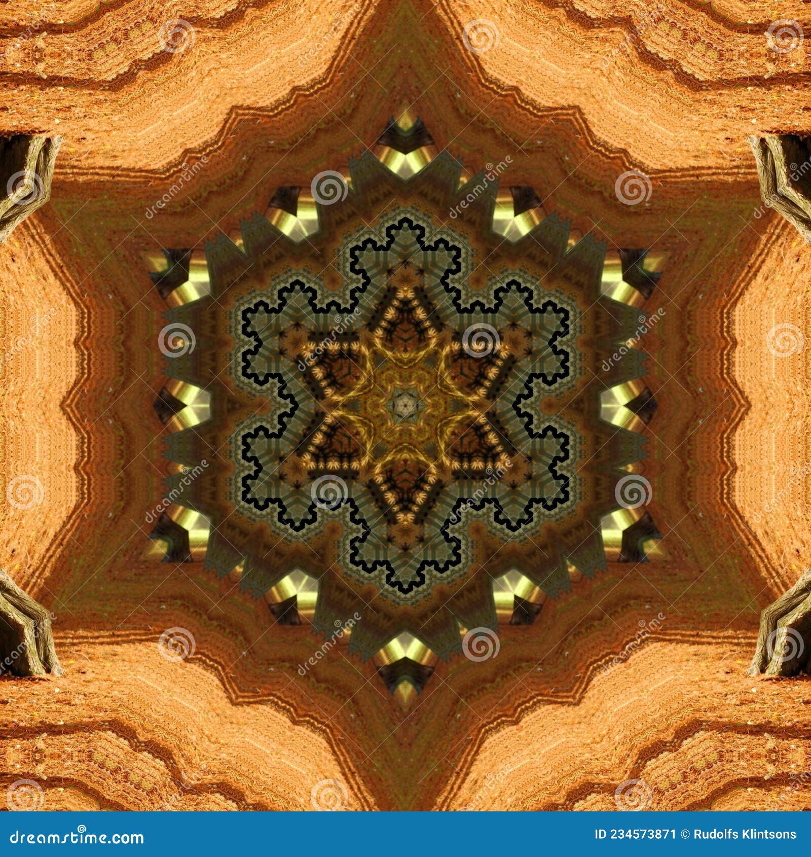 Abstract Computer Generated Fractal Design. a Fractal is a Never-ending ...