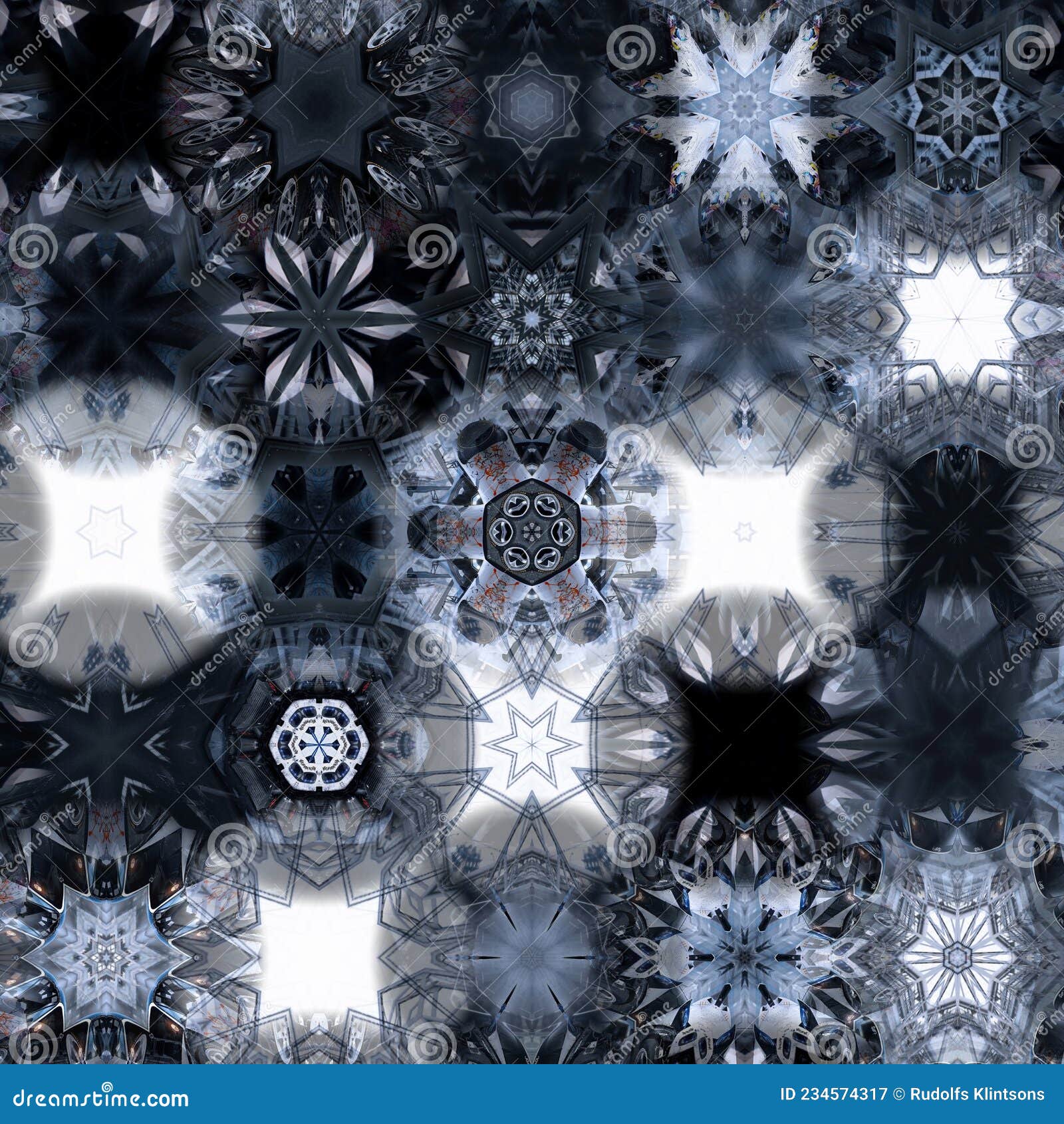 Abstract Computer Generated Fractal Design. a Fractal is a Never-ending ...