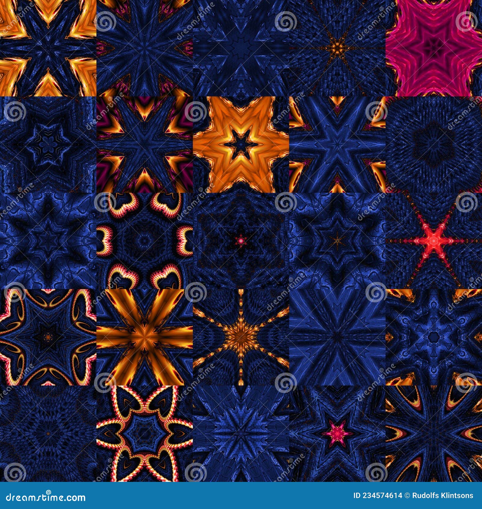 Abstract Computer Generated Fractal Design. a Fractal is a Never-ending ...