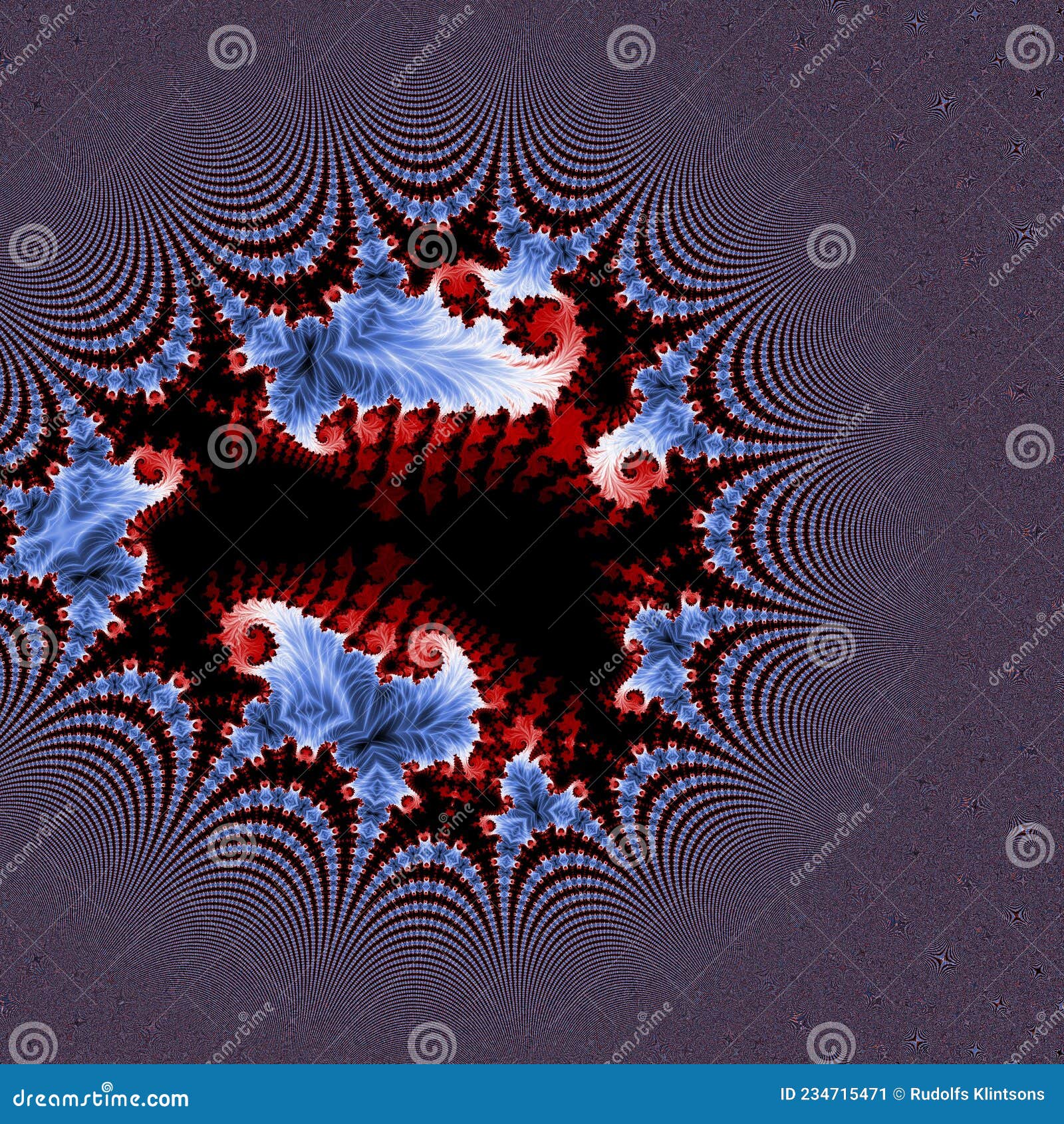 Abstract Computer Generated Fractal Design. a Fractal is a Never-ending ...
