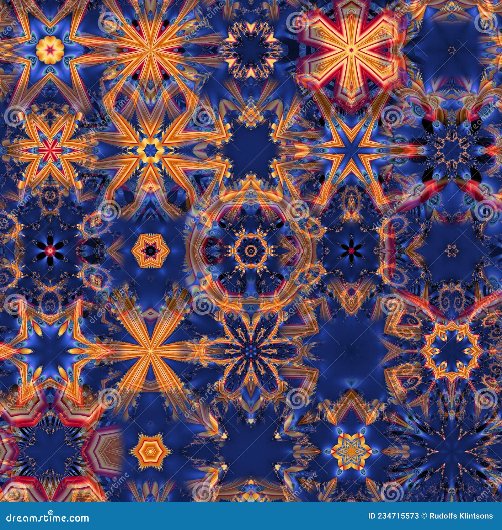Abstract Computer Generated Fractal Design. a Fractal is a Never-ending ...