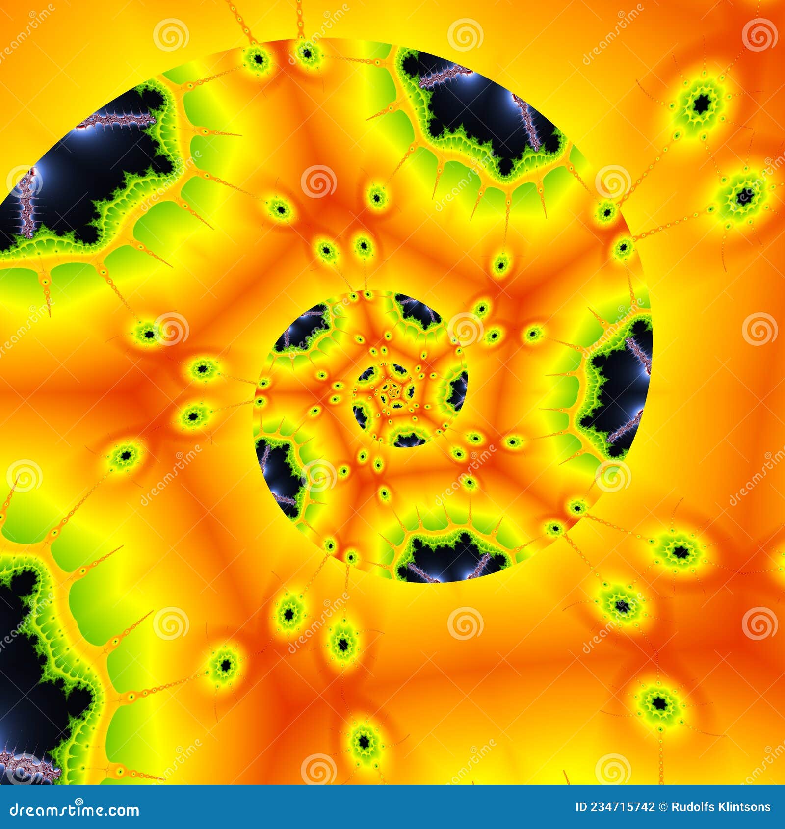 Abstract Computer Generated Fractal Design. a Fractal is a Never-ending ...