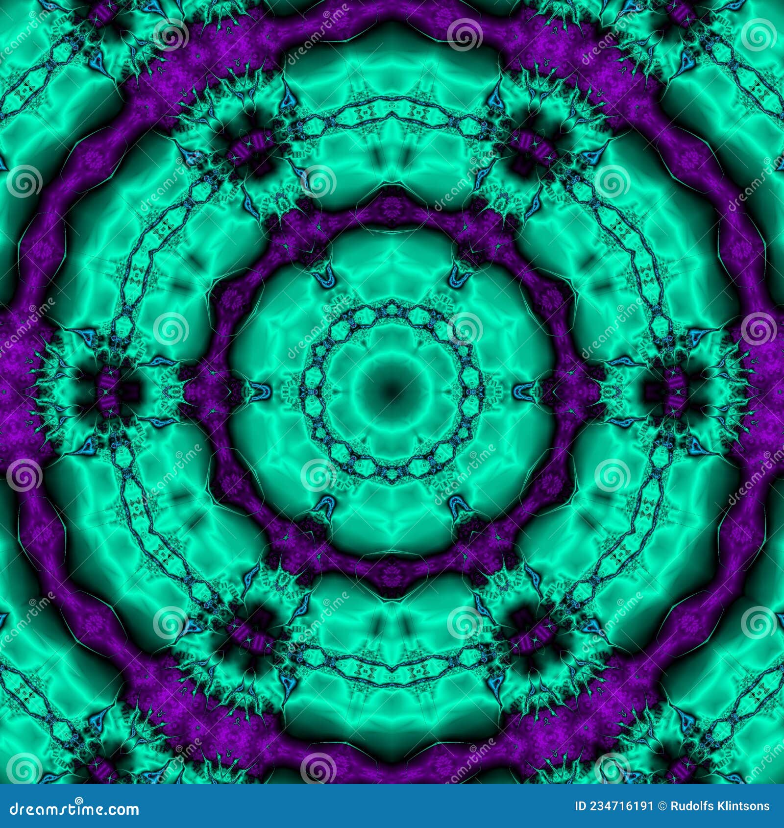 Abstract Computer Generated Fractal Design. a Fractal is a Never-ending ...