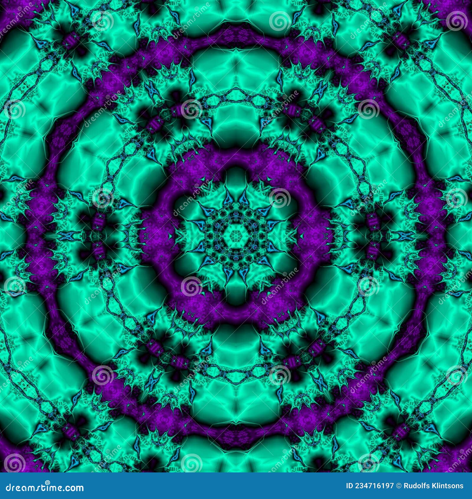 Abstract Computer Generated Fractal Design. a Fractal is a Never-ending ...