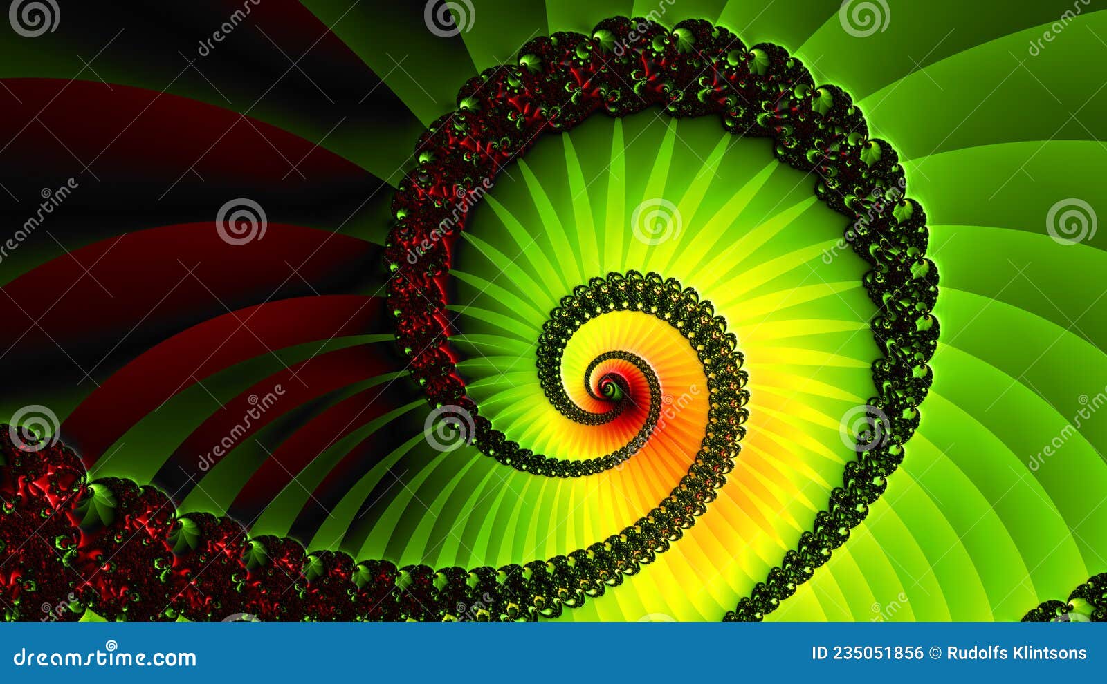 Abstract Computer Generated Fractal Design. a Fractal is a Never-ending ...