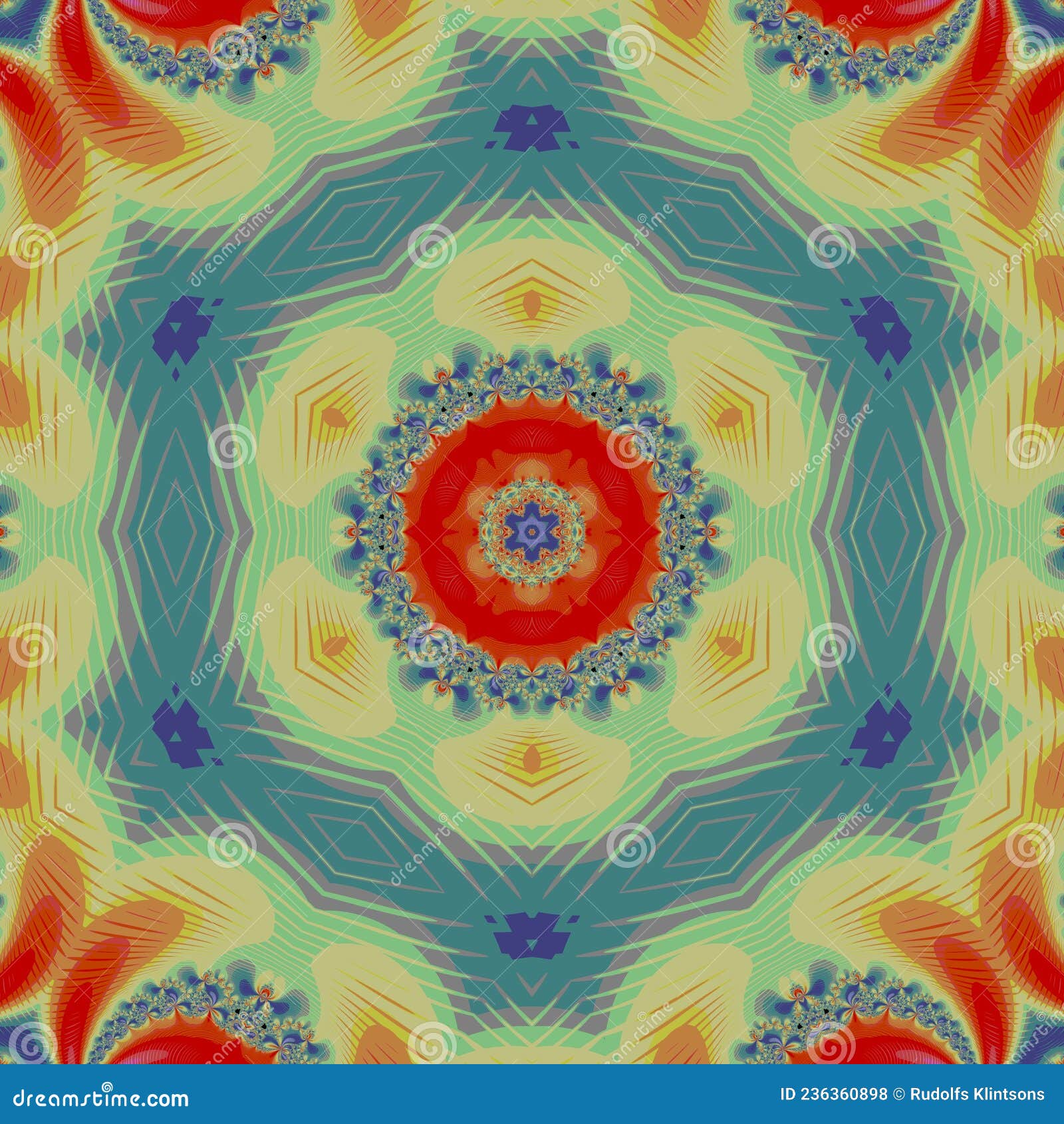 Abstract Computer Generated Fractal Design. a Fractal is a Never-ending ...