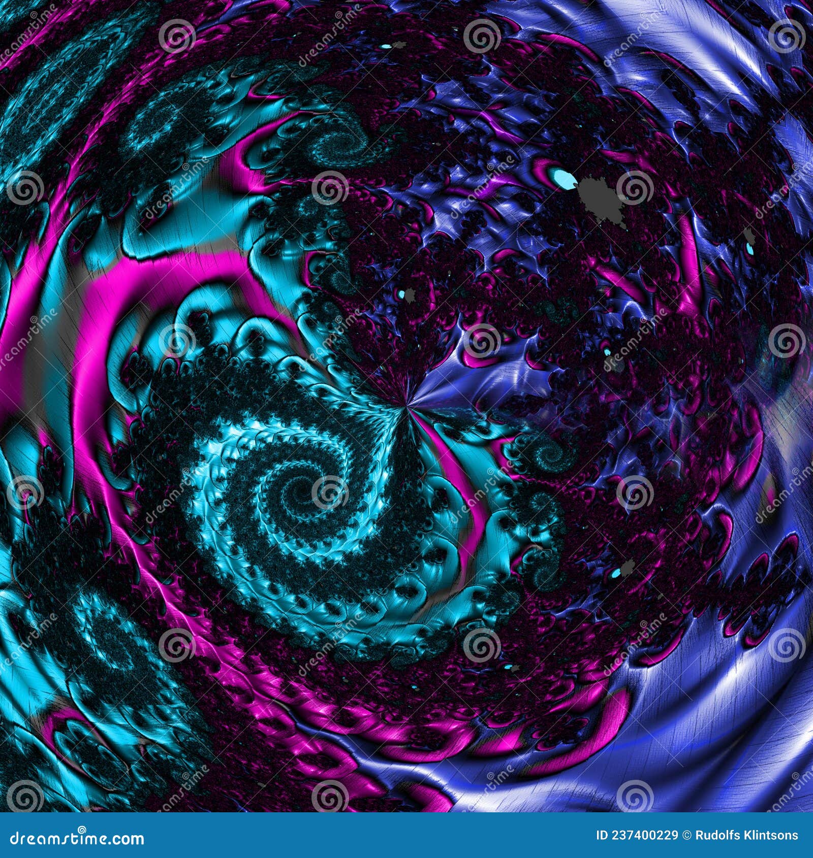 Abstract Computer Generated Fractal Design. a Fractal is a Never-ending ...