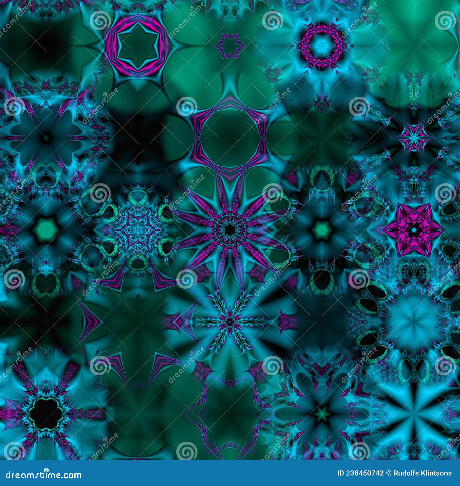 Abstract Computer Generated Fractal Design. a Fractal is a Never-ending ...