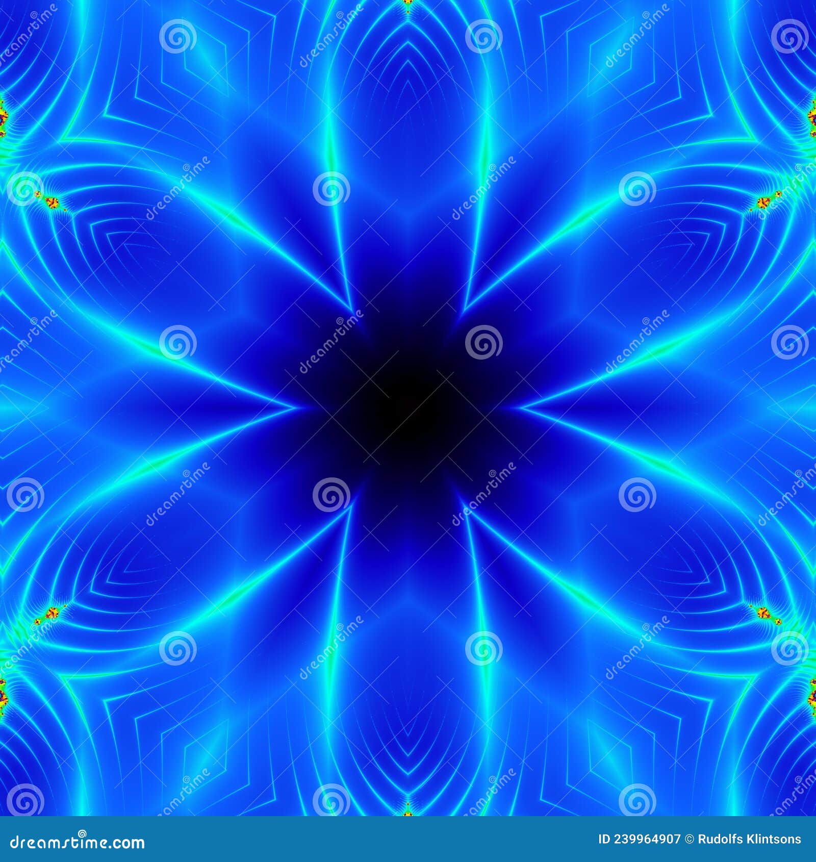 Abstract Computer Generated Fractal Design. a Fractal is a Never-ending ...