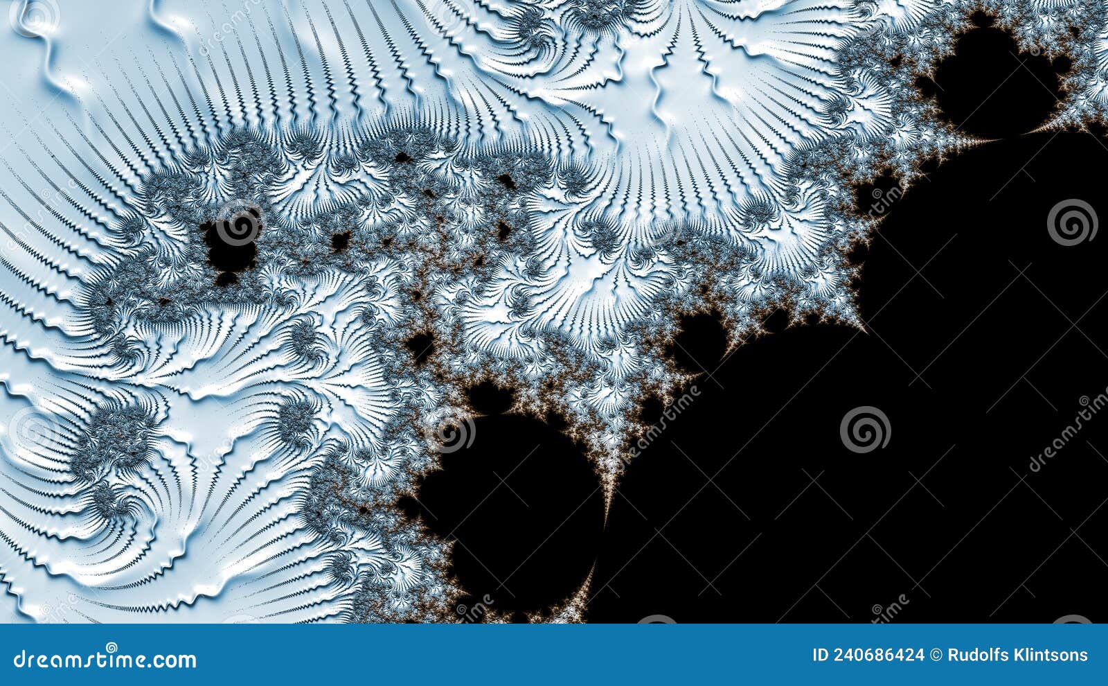 Abstract Computer Generated Fractal Design. a Fractal is a Never-ending ...