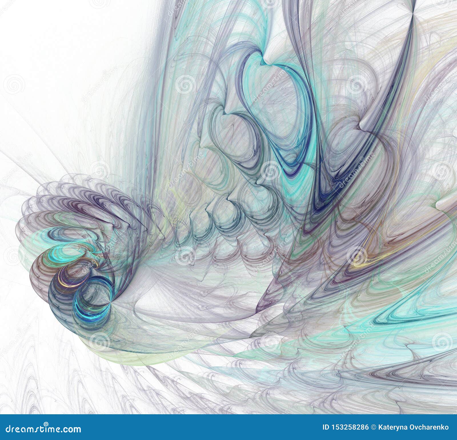 An Abstract Computer Generated Modern Fractal Design. Abstract Fractal ...