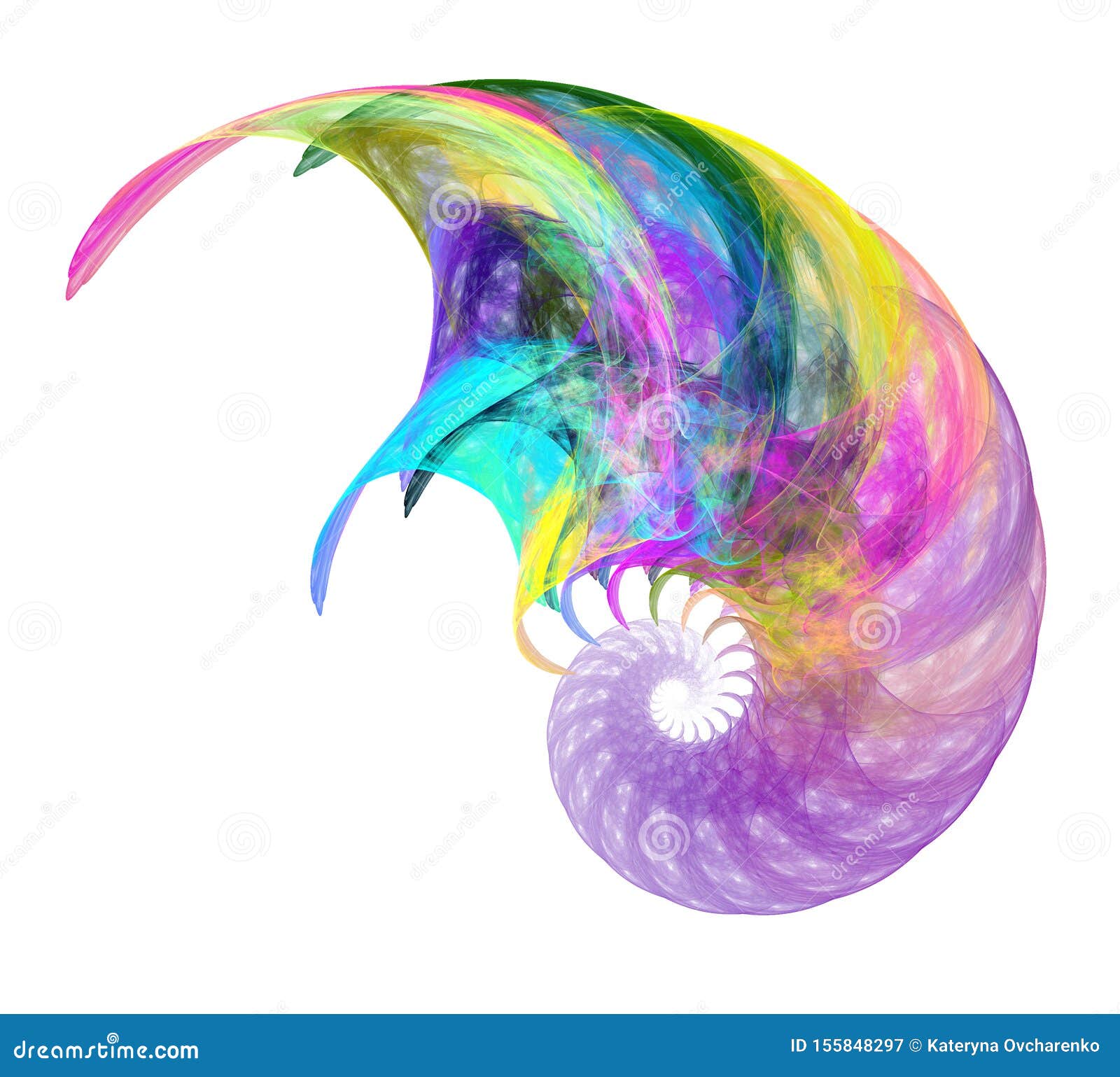 An Abstract Computer Generated Modern Fractal Design. Abstract Fractal ...