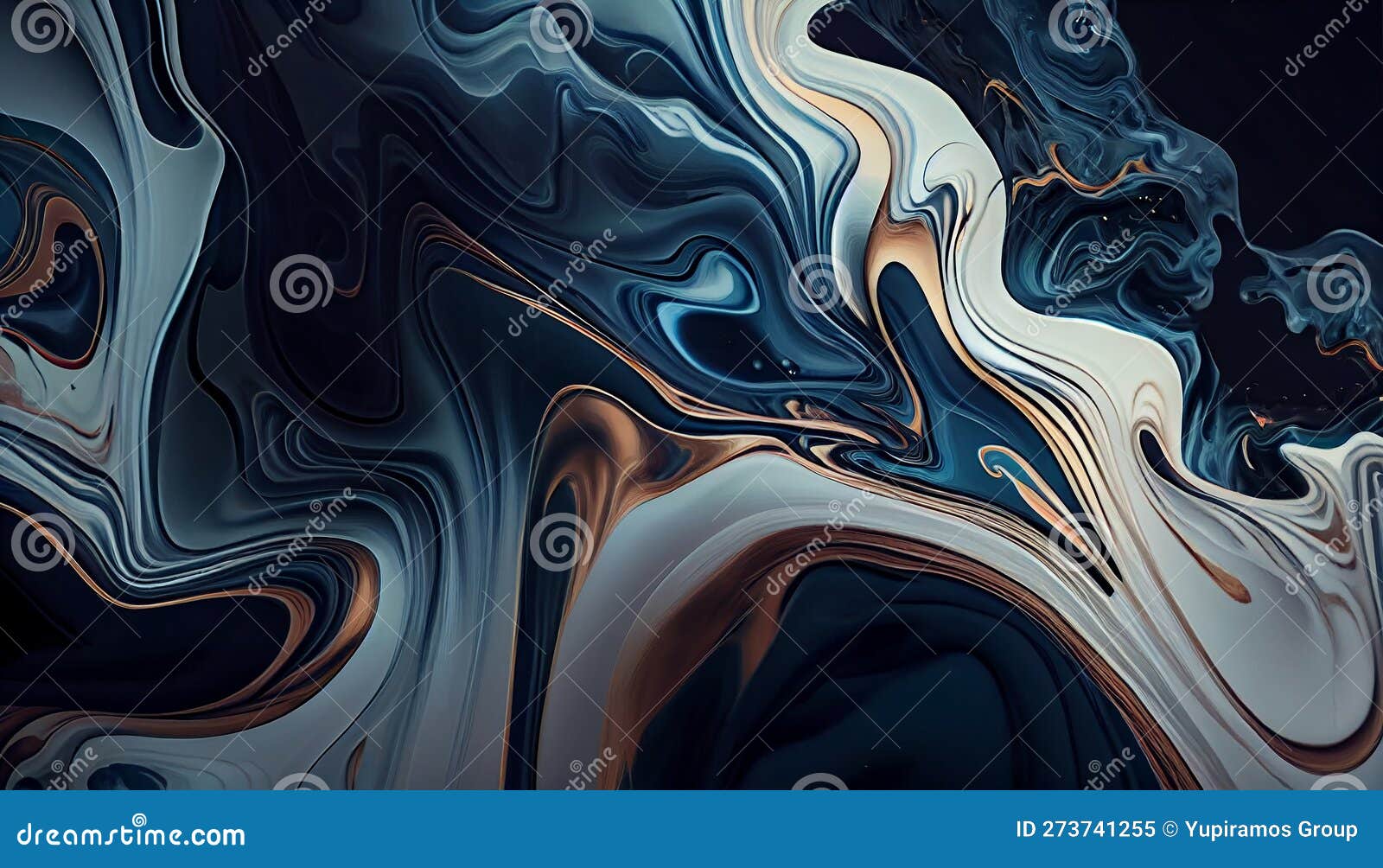 Abstract Computer Graphic Backdrop with Marbled Effect Generated by AI ...