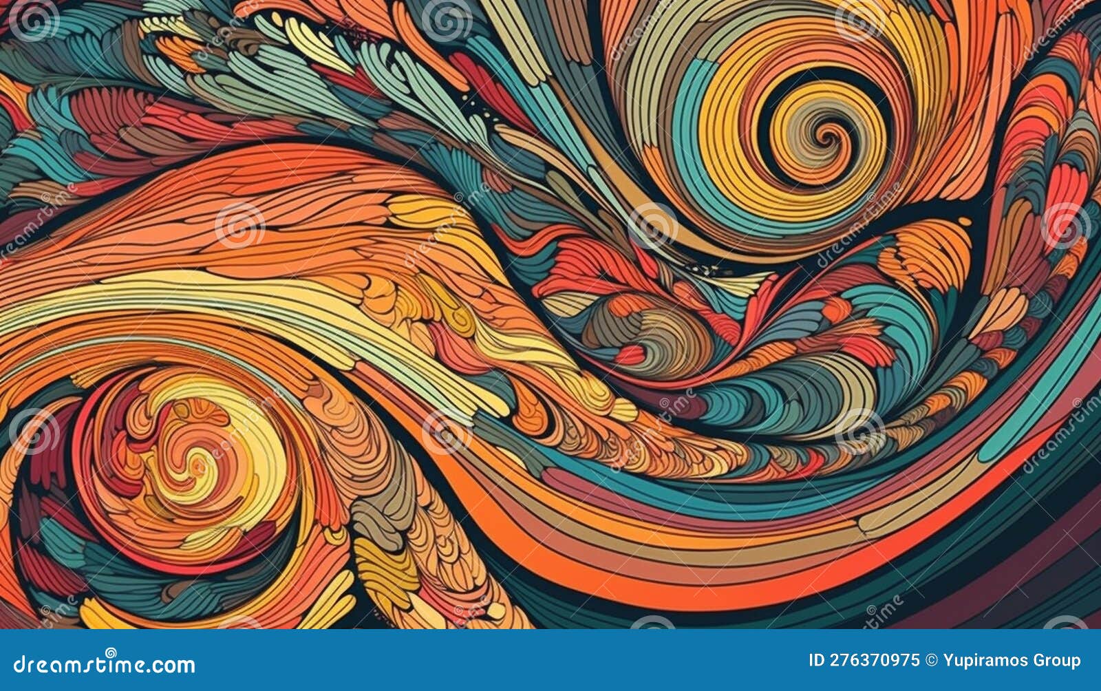 Abstract Computer Graphic Shapes in Multi Colored Wallpaper Generated ...