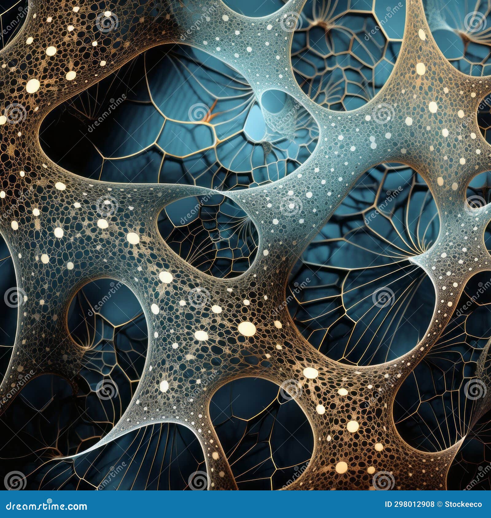 Abstract Computer Graphics with Biomimicry-inspired Lace Patterns Stock ...
