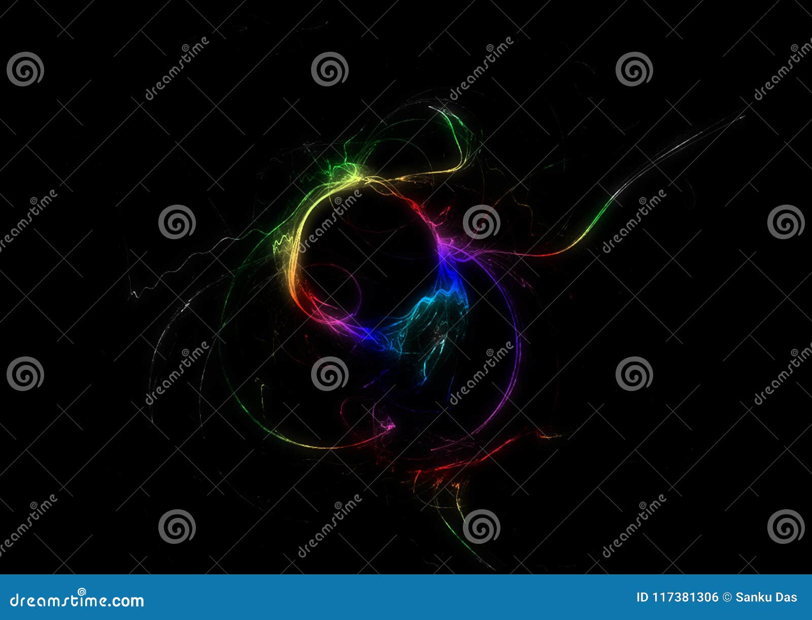 Abstract Computer Graphics Design Stock Illustration - Illustration of ...