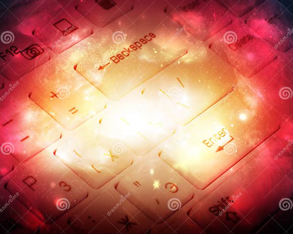 Abstract computer keyboard stock illustration. Illustration of ...